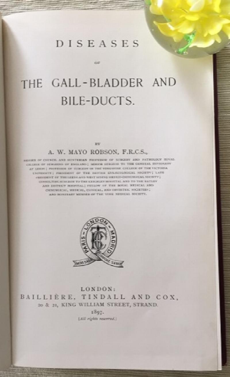 Diseases of the Gall-Bladder and Bile-Ducts